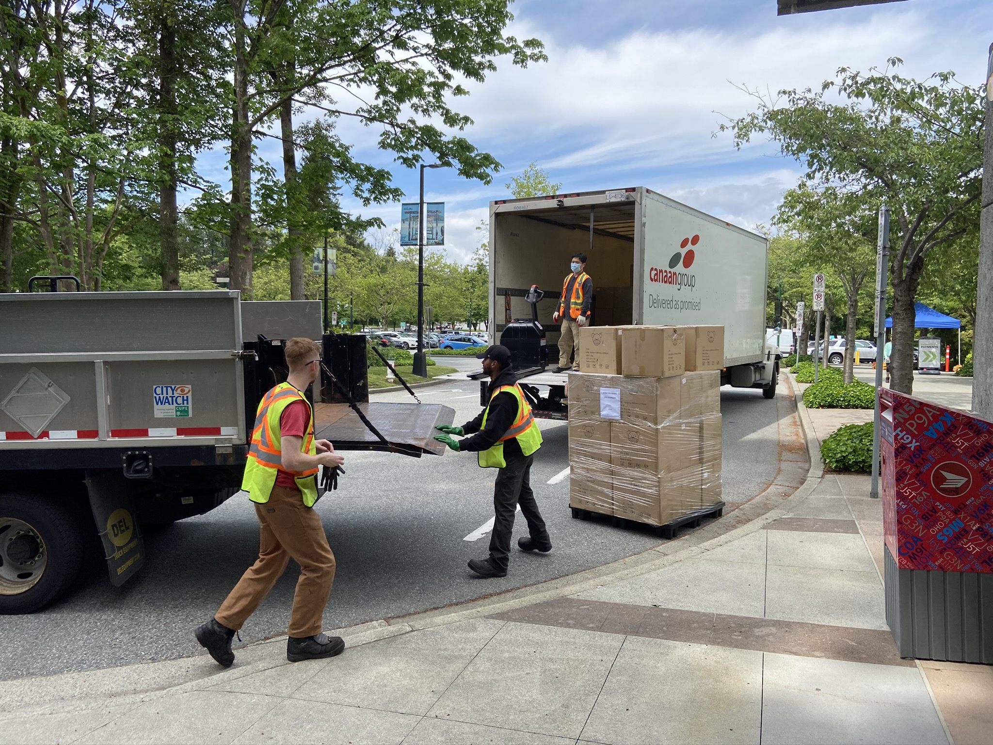 Shipping 1 Million Donated Masks for Health Care Workers - Canaan Group