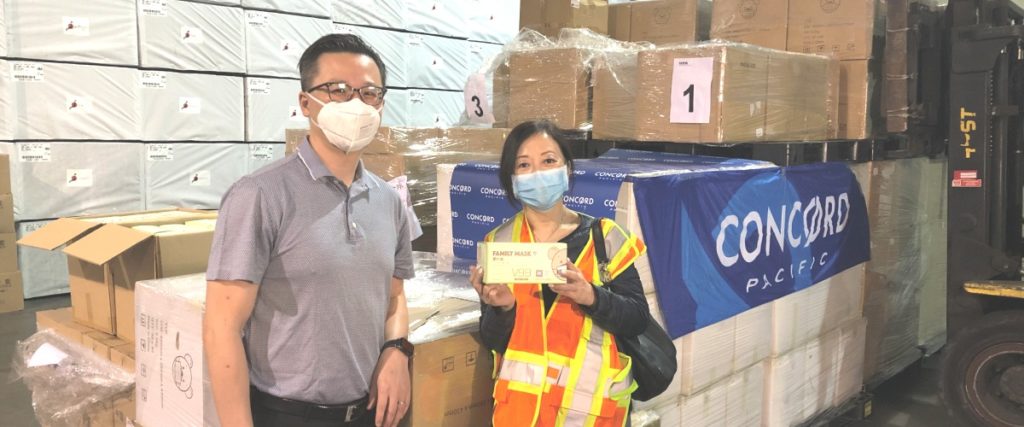 Shipping 1 Million Donated Masks for Health Care Workers - Canaan Group